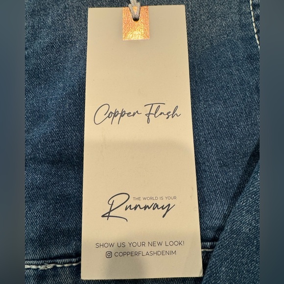 Copper Flash | Jackets & Coats | Nwt Copper Flash Womans Faded Denim ...